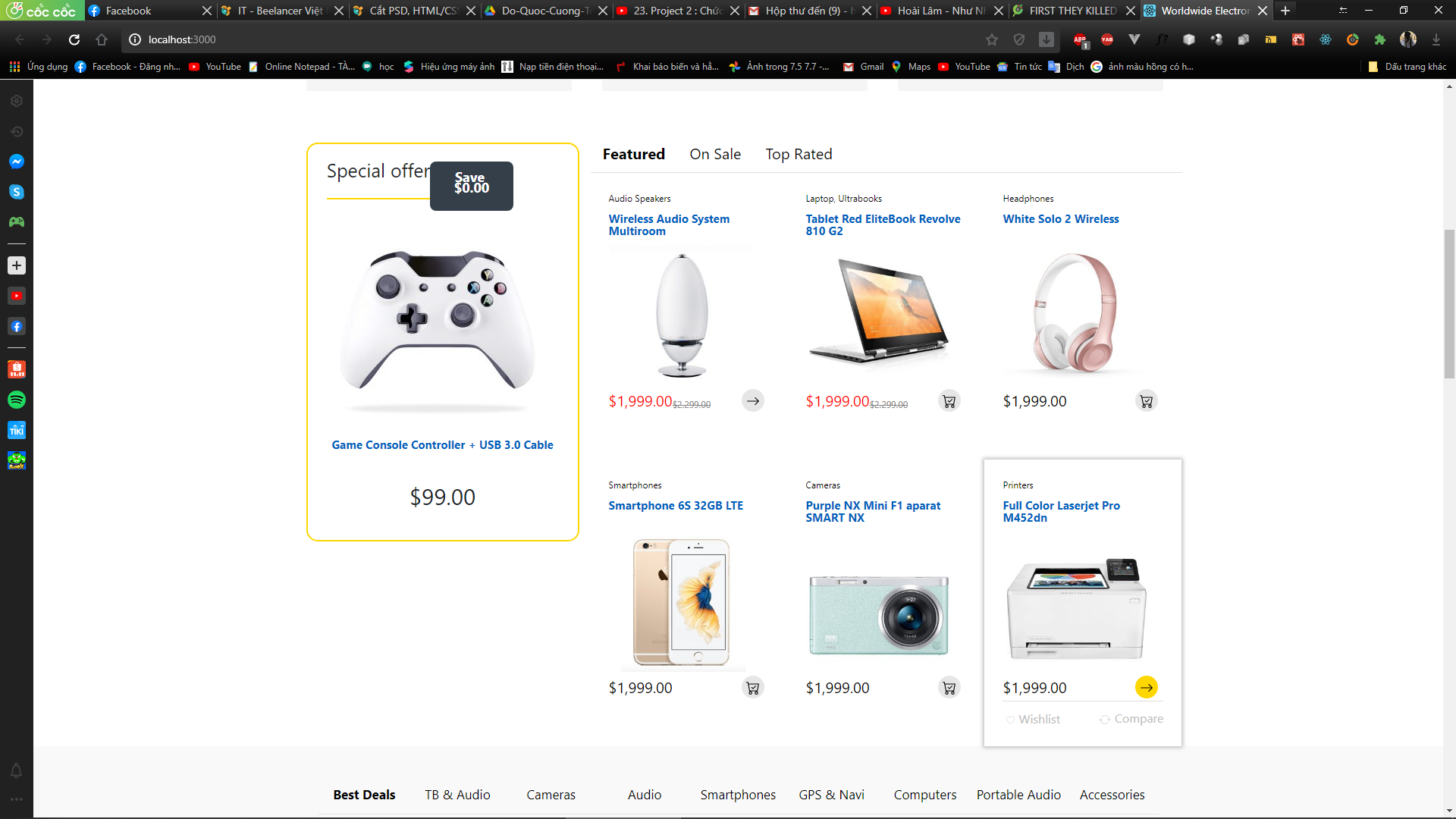 Chuyên Html Css Javasscript Bootstrap Reactjs Beelancer Việt Nam